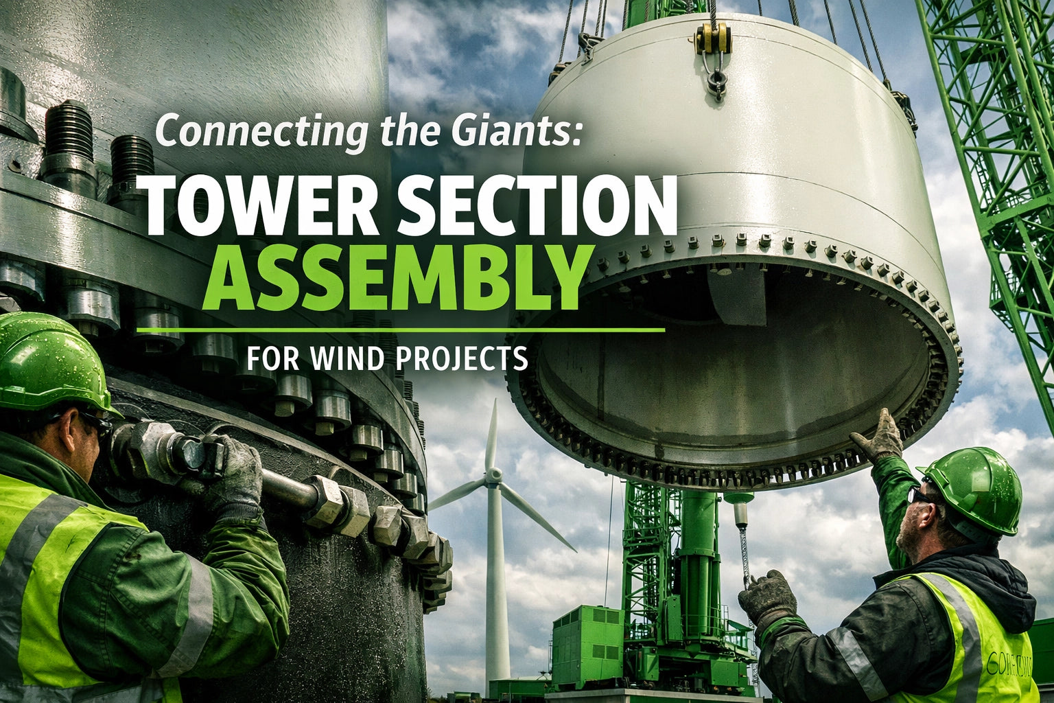 Connecting the Giants: Tower Section Assembly for Wind Projects – LRKD ...